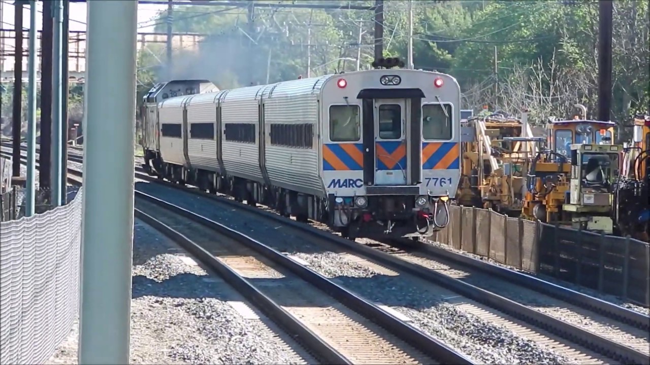 (Commuter Train Action) Wash. Metro/VRE/MARC/Amtrak action - YouTube