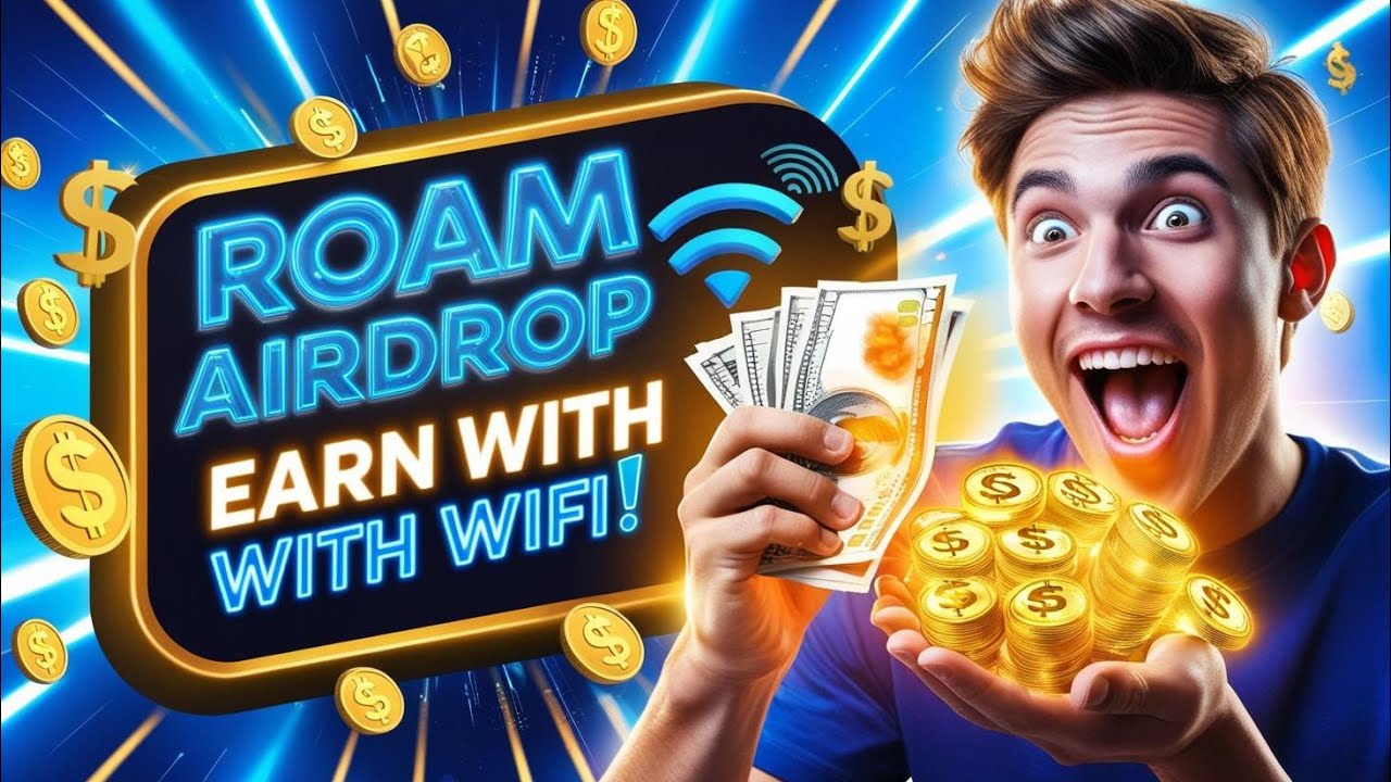 "Earn Money with WiFi | Roam Airdrop Guide" - YouTube