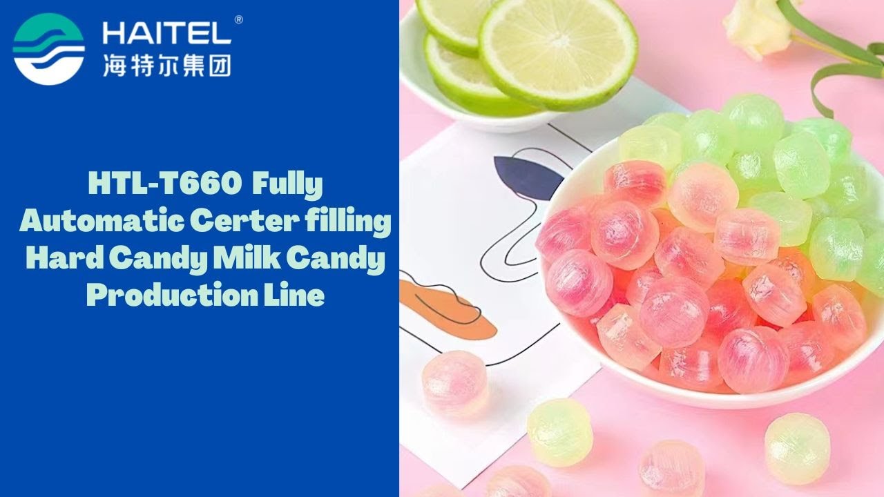 Complete Center filling hard Candy Production Line sweets hard Candy ...
