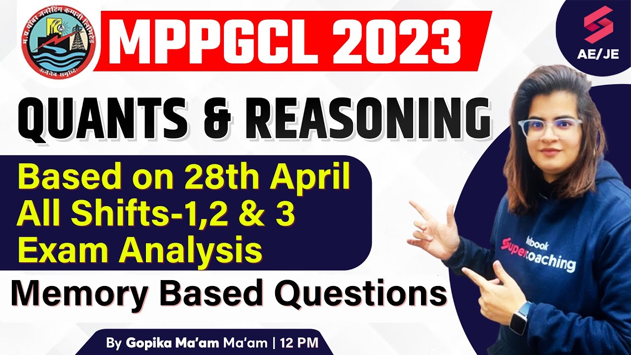 MPPGCL EXAM ANALYSIS 2023 |MPPGCL All Shifts Non Tech Analysis| MPPGCL Quants Memory Based ...