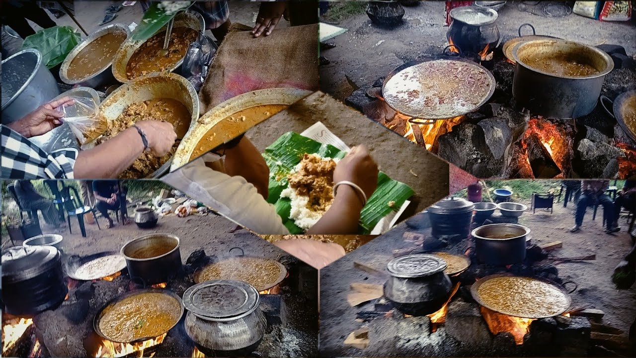 Krishnagiri Santhai Kari🐑 Sappadu / village Market in krishnagiri ...