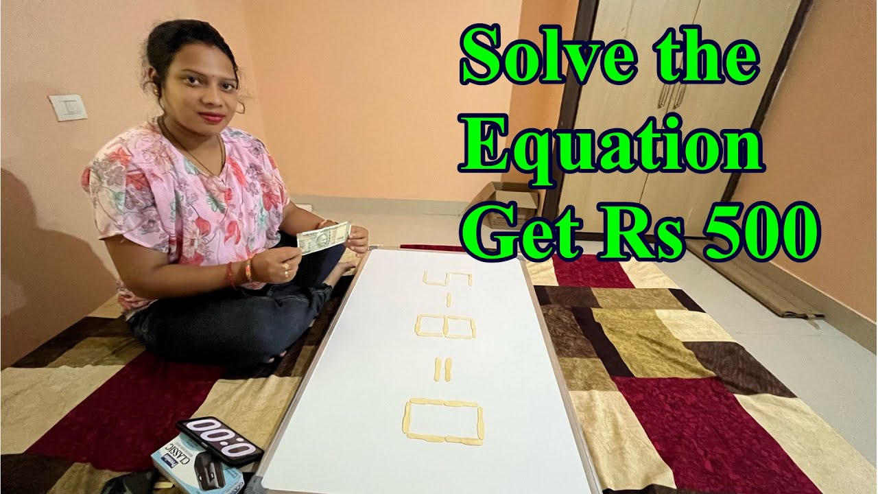 Puzzle ଜିତିଲେ ୫୦୦ ଟଙ୍କା || Math Puzzle with Wife || Kalahandi Rider ...