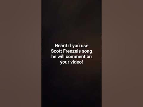 I Love your new song Scott Frenzel! #music - YouTube