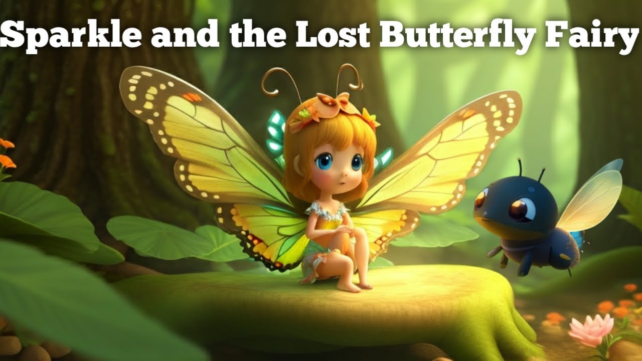 Sparkle And the lost butterfly fairy||fairy tale kids story ||English ...