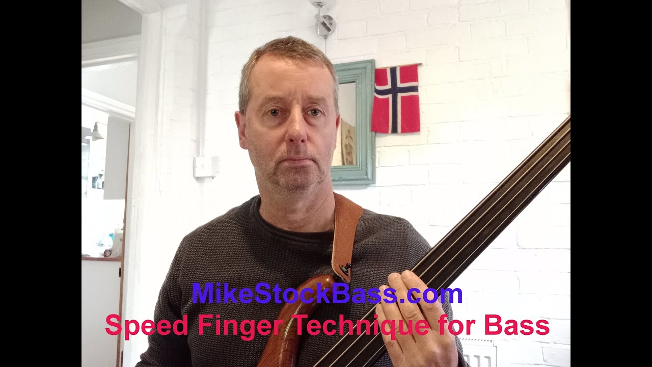 Bass Guitar Speed Finger Technique - YouTube
