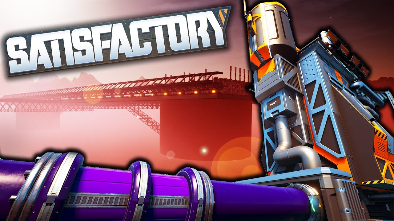 This OIL RIG is going to be MEGA!!! In Satisfactory - YouTube