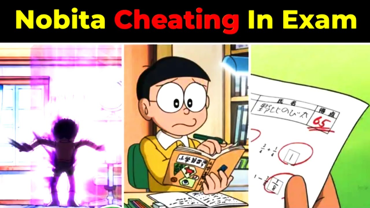 Doraemon serial Nobita Cheating In Exam Nobita school story my ...