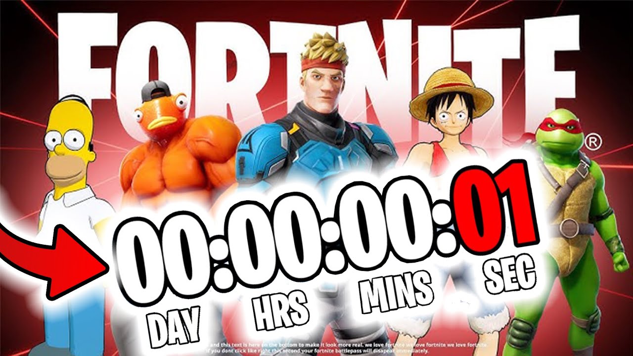 FORTNITE SEASON 4 COUNTDOWN!! - YouTube