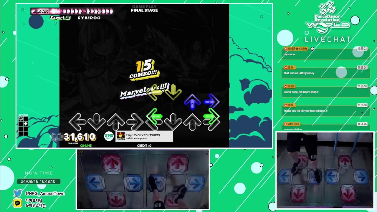[AmuseTown] DDR Live stream - YouTube
