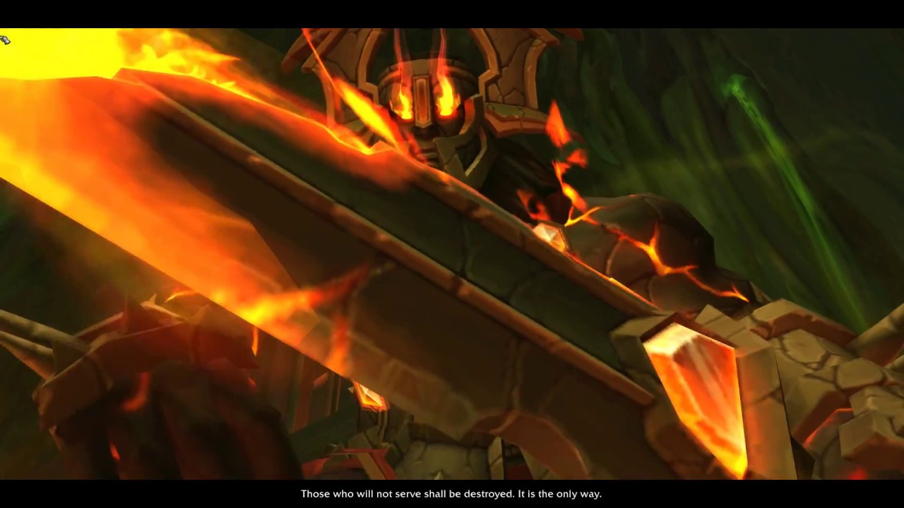 World of Warcraft: Legion - Aggramar's Rise - Cutscene part 1 pre ...