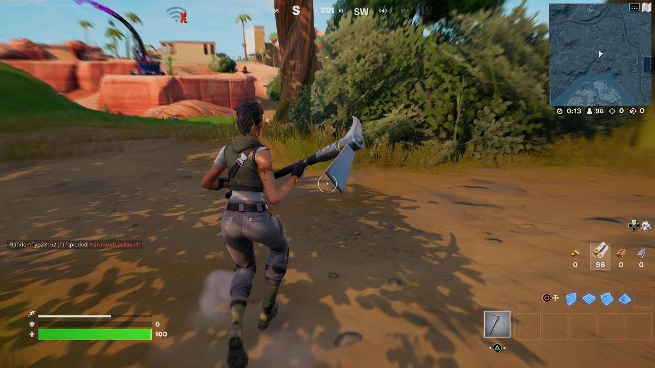 First time playing Fortnite - won the royale - YouTube