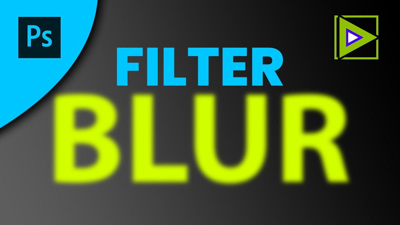 Photoshop में Filter Blur कैसे Use करें - हिंदी/उर्दु - YouTube