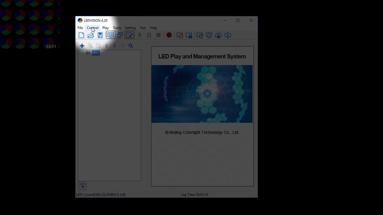 LEDVISION - Español - uso programa configuración Pantalla led - YouTube