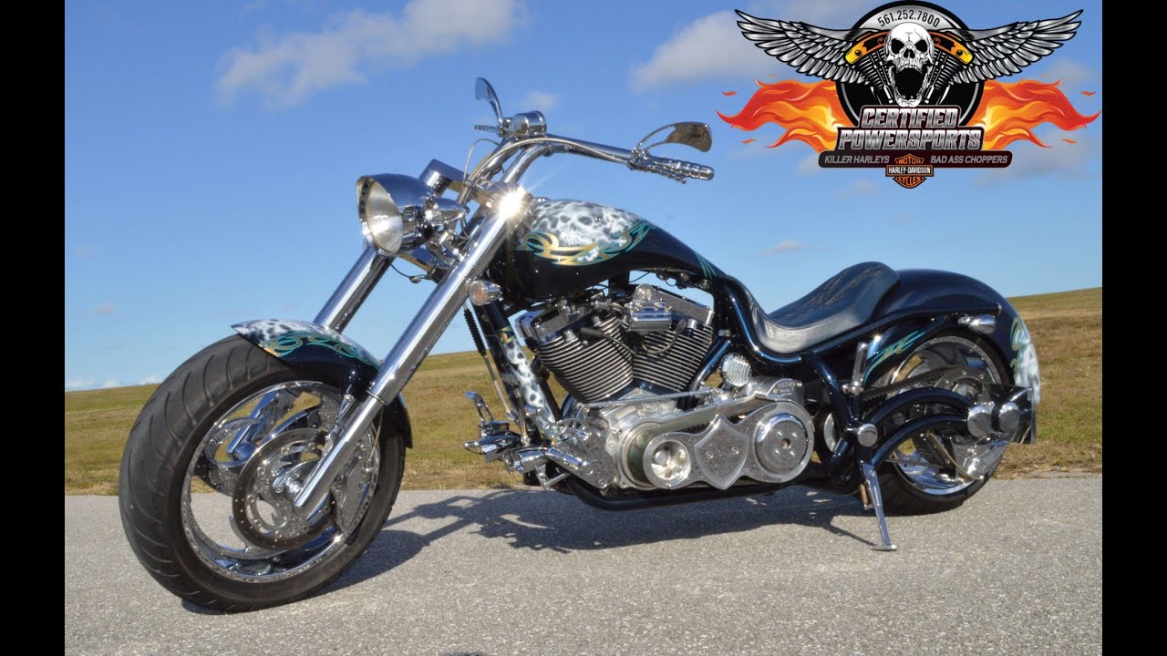 2006 BOURGET BIKE WORKS FATSO FAT DADDY 330 SOFTAIL CHOPPER, 3,409 Mi ...