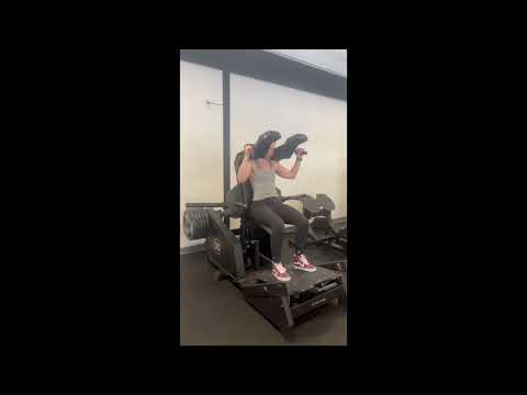 How to use the Booty Builder V Squat/Hack Squat/Hip Hinge/Calf Machine - YouTube