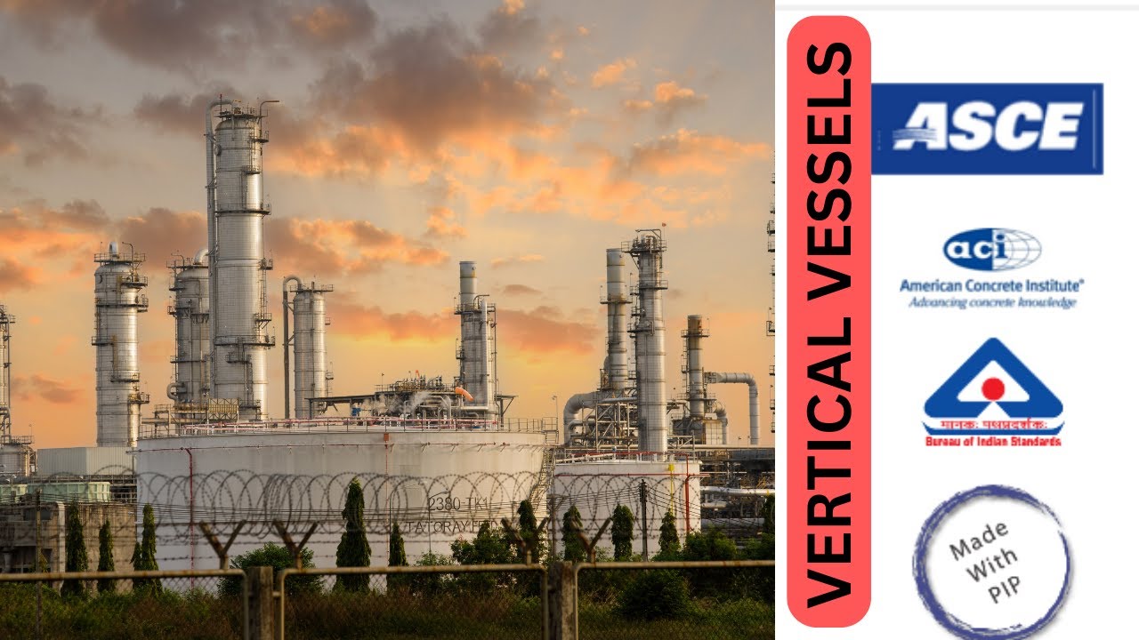 VERTICAL VESSELS FOUNDATION DESIGN 02 - YouTube