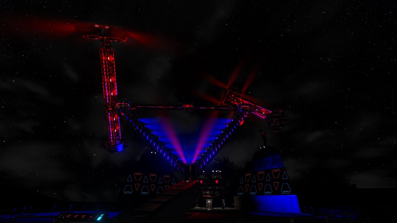 Space Engineers Amusement Park ride Vortex - Offride - YouTube