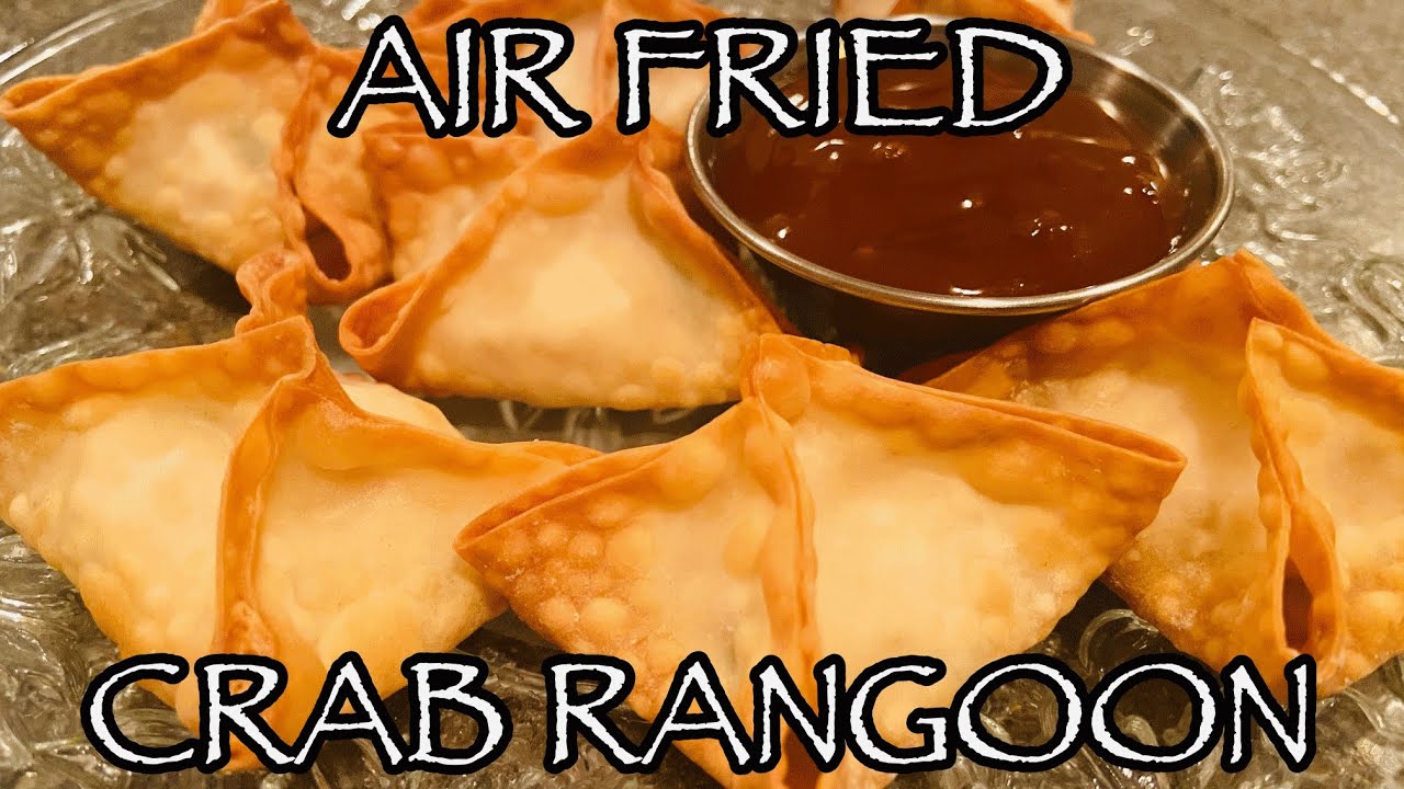 HANDMADE CRAB RANGOON *AIR FRIED IN THE NINJA FOODI DELUXE - YouTube
