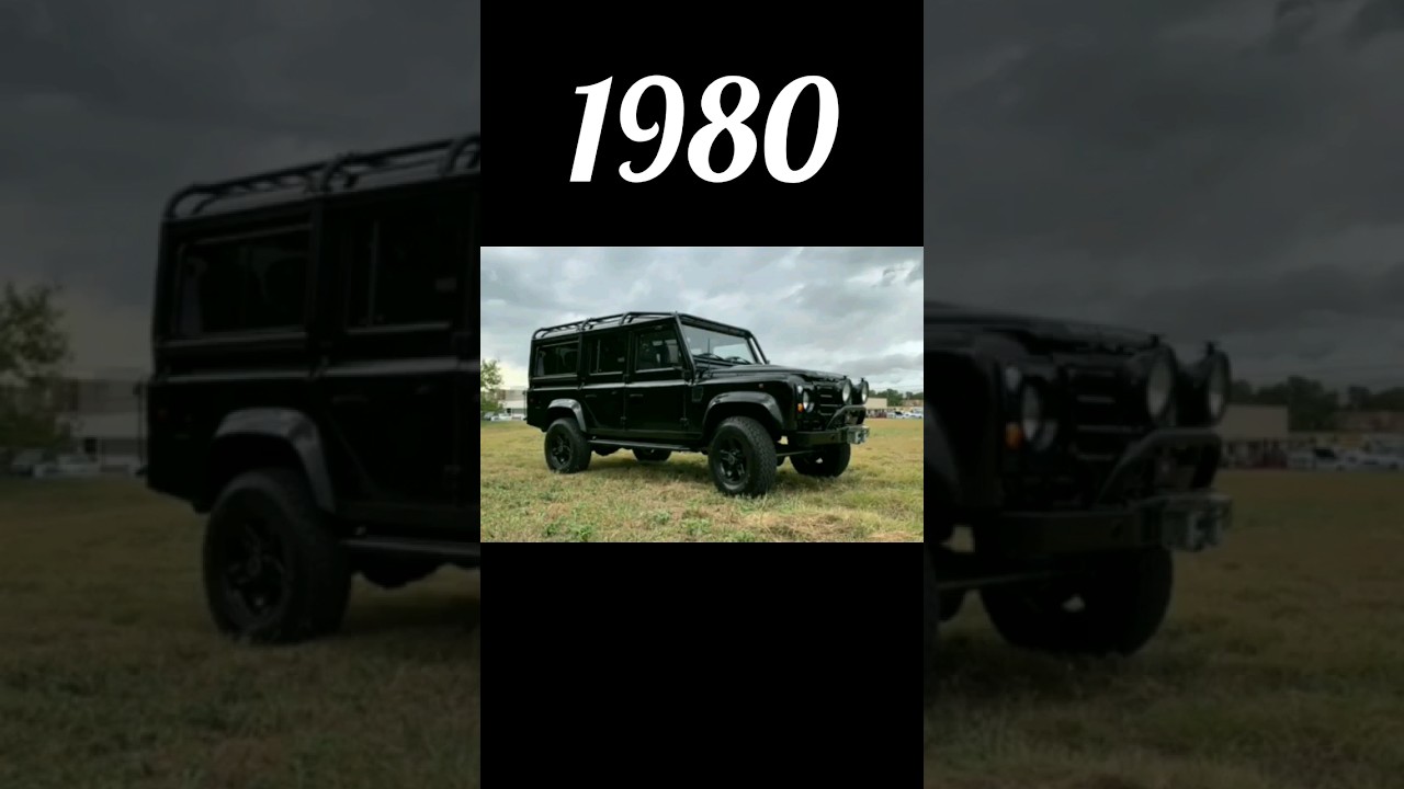 progress and evolution Land Rover defender (1950~2024)#shorts - YouTube
