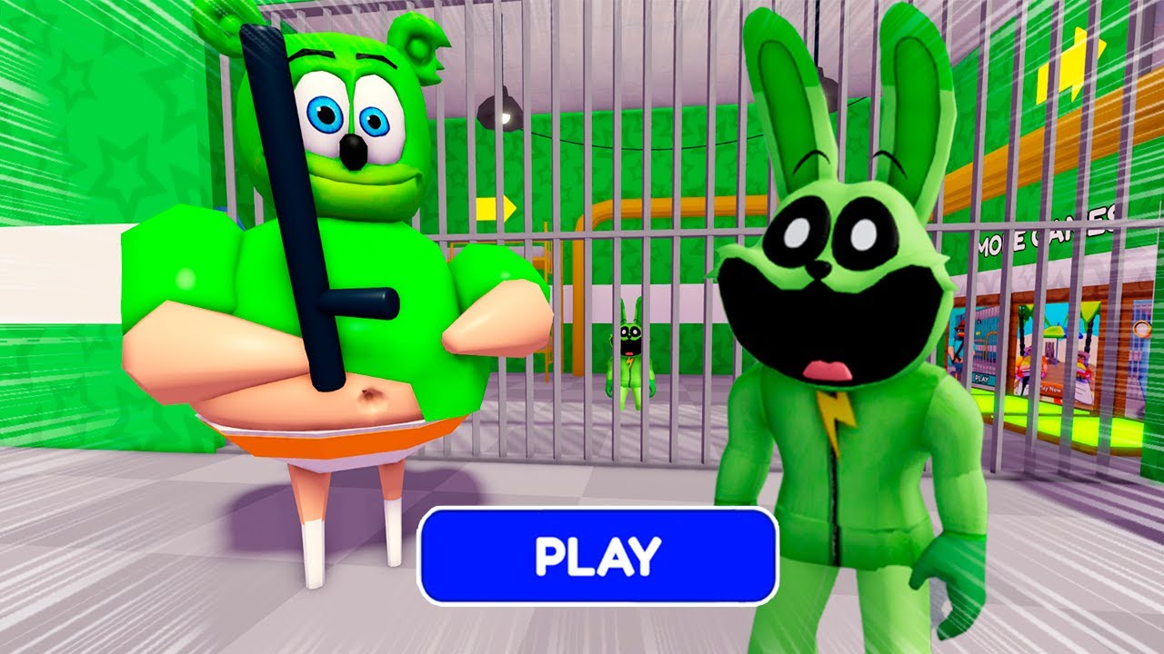 GUMMY BEAR PRISON RUN IN REAL LIFE Obby New Update Roblox - All Bosses ...