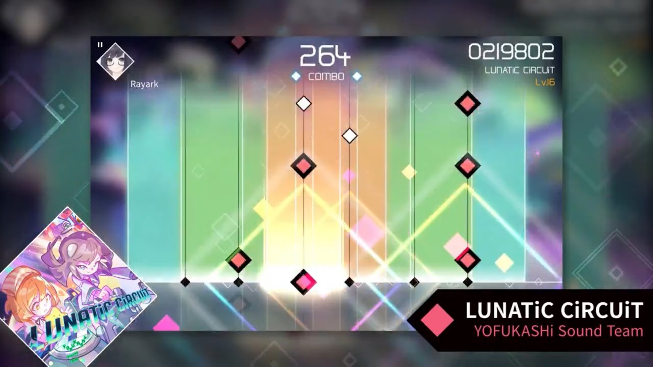 【VOEZ】🔸LUNATiC CiRCUiT Special 16 || Gameplay to Charts view - YouTube