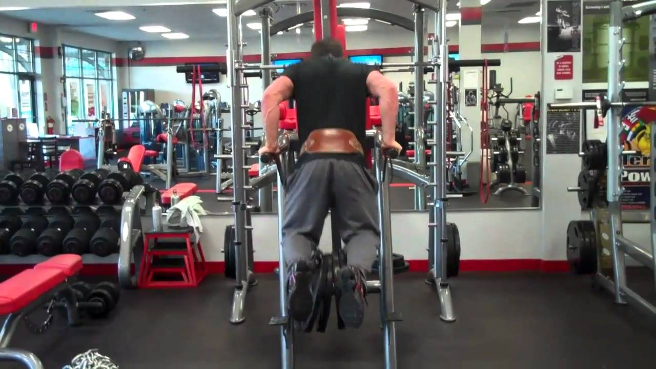 Dips (200 pounds, Double body weight) - YouTube
