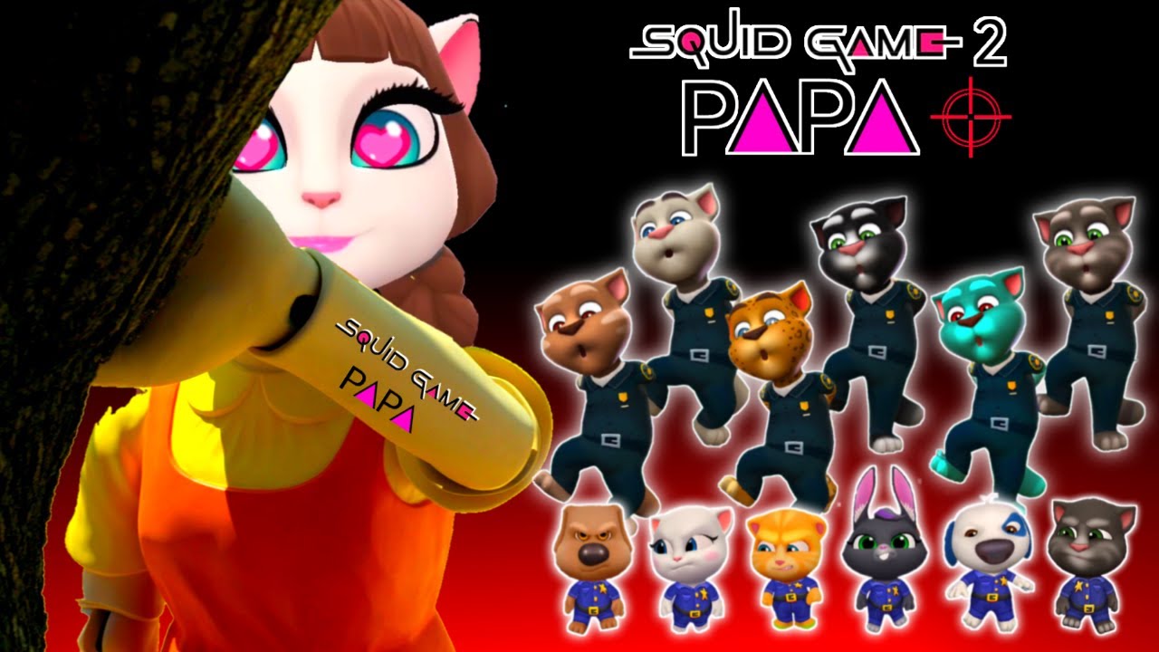 MY TALKING TOM FRIENDS | SQUID GAME 2 PAPA - YouTube