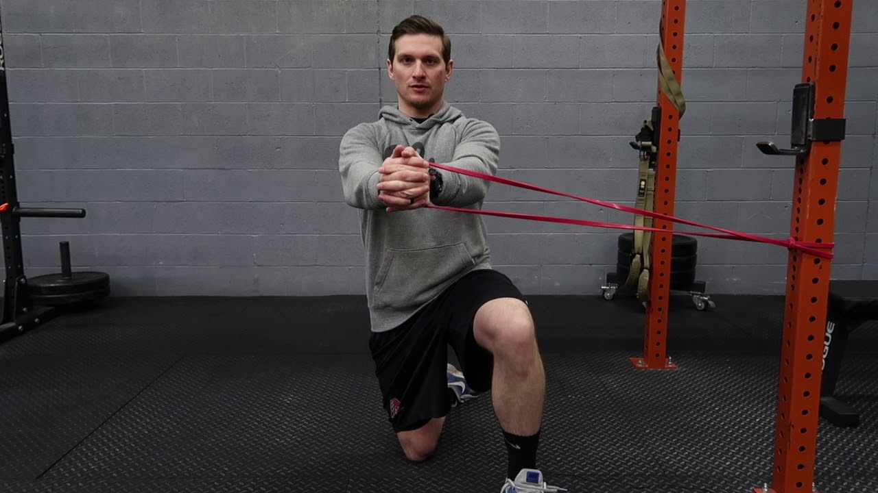 Half Kneeling Pallof Hold - YouTube