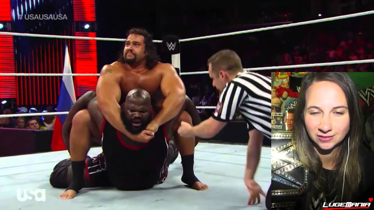 WWE Raw 9/22/14 Mark Henry vs Rusev Live Commentary - YouTube
