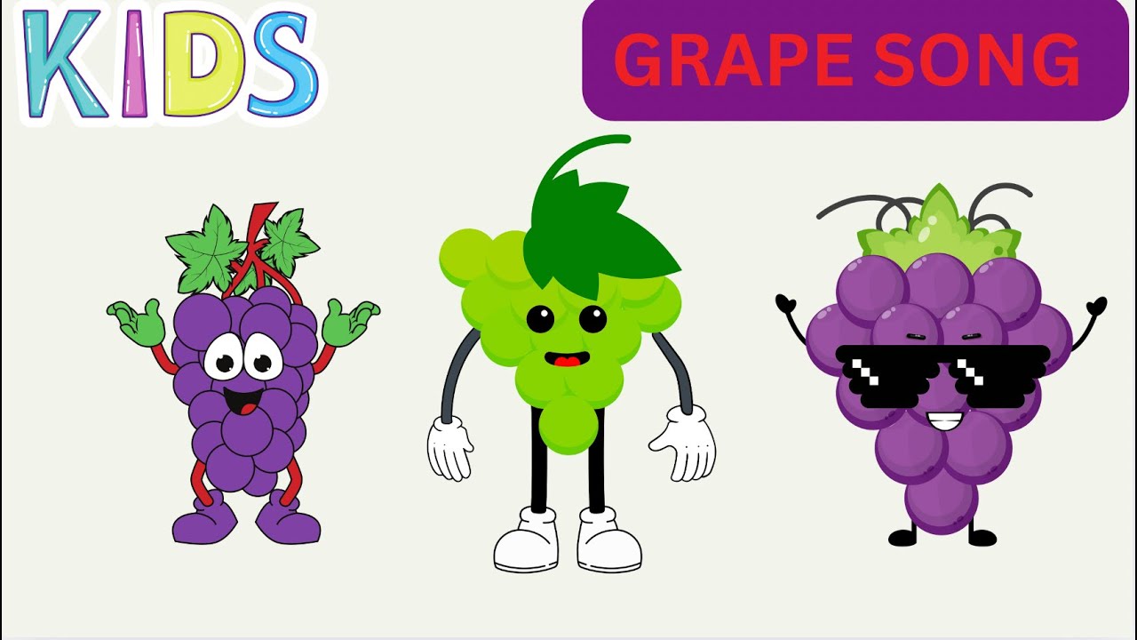 Dancing Grapes 🍇 | Fun Kids Song & Dance Party! 🕺💃 - YouTube