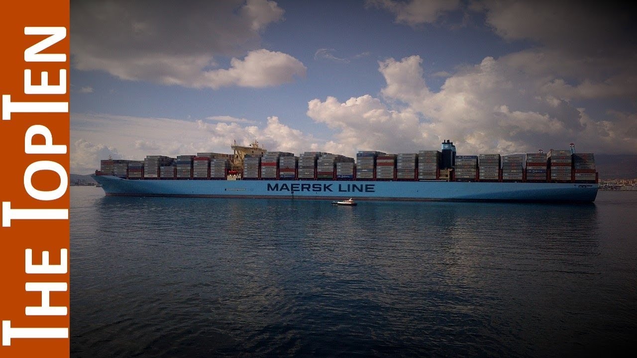 The Top Ten List of World's Longest Ships - YouTube