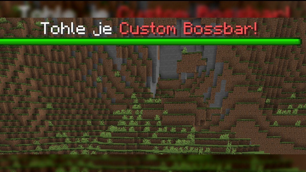 Jak si udělat custom Minecraft bossbar!(/bossbar command tutorial) - YouTube