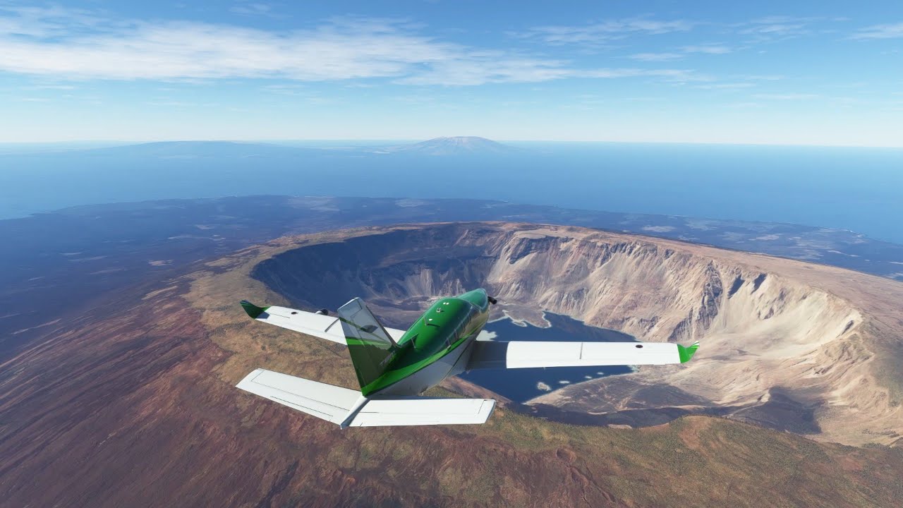 Flight Simulator 2020 - The Galapagos Island's Volcanoes - YouTube