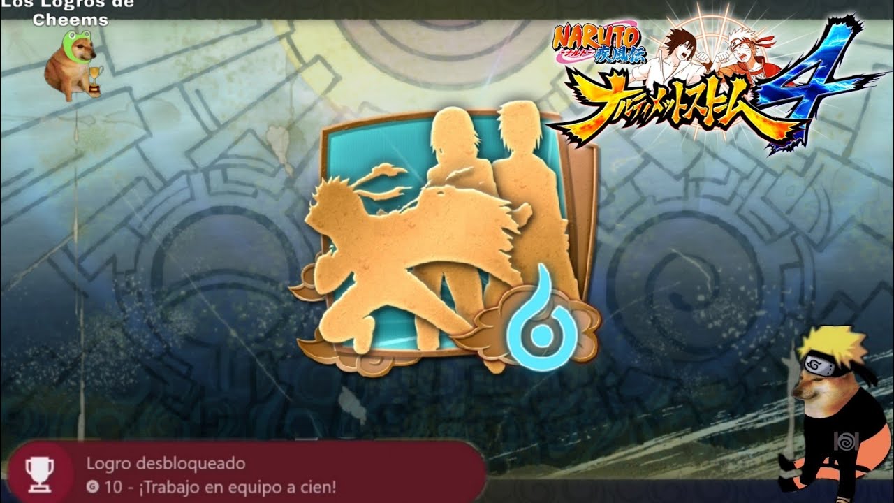 💛Naruto Shippuden STORM 4/Logró/¡Trabajo en equipo a cien!/Explicado ...