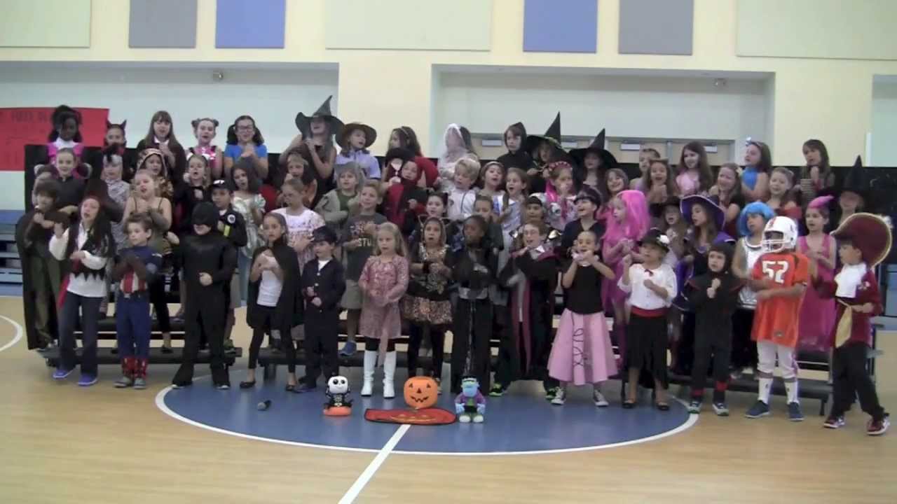 University School's Lower School Presents Halloween Hand Jive - YouTube