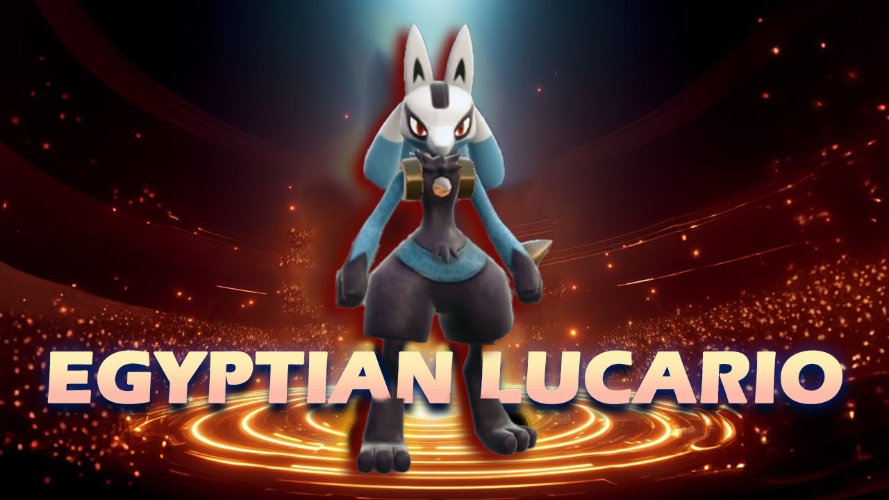 EGYPTIAN LUCARIO - Pokemon Scarlet and Violet Mod - YouTube