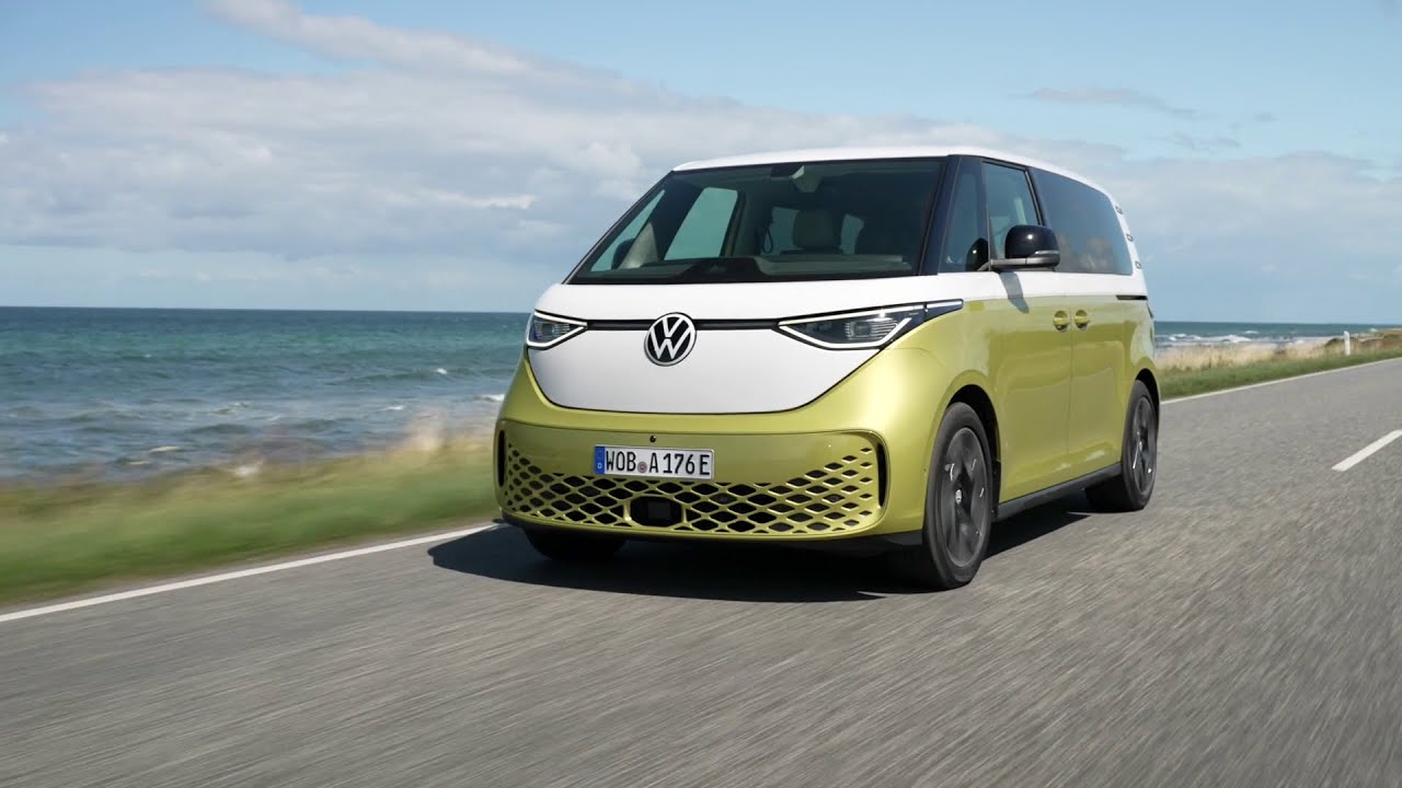 Volkswagen ID. Buzz | Candy White/Lime Yellow - YouTube