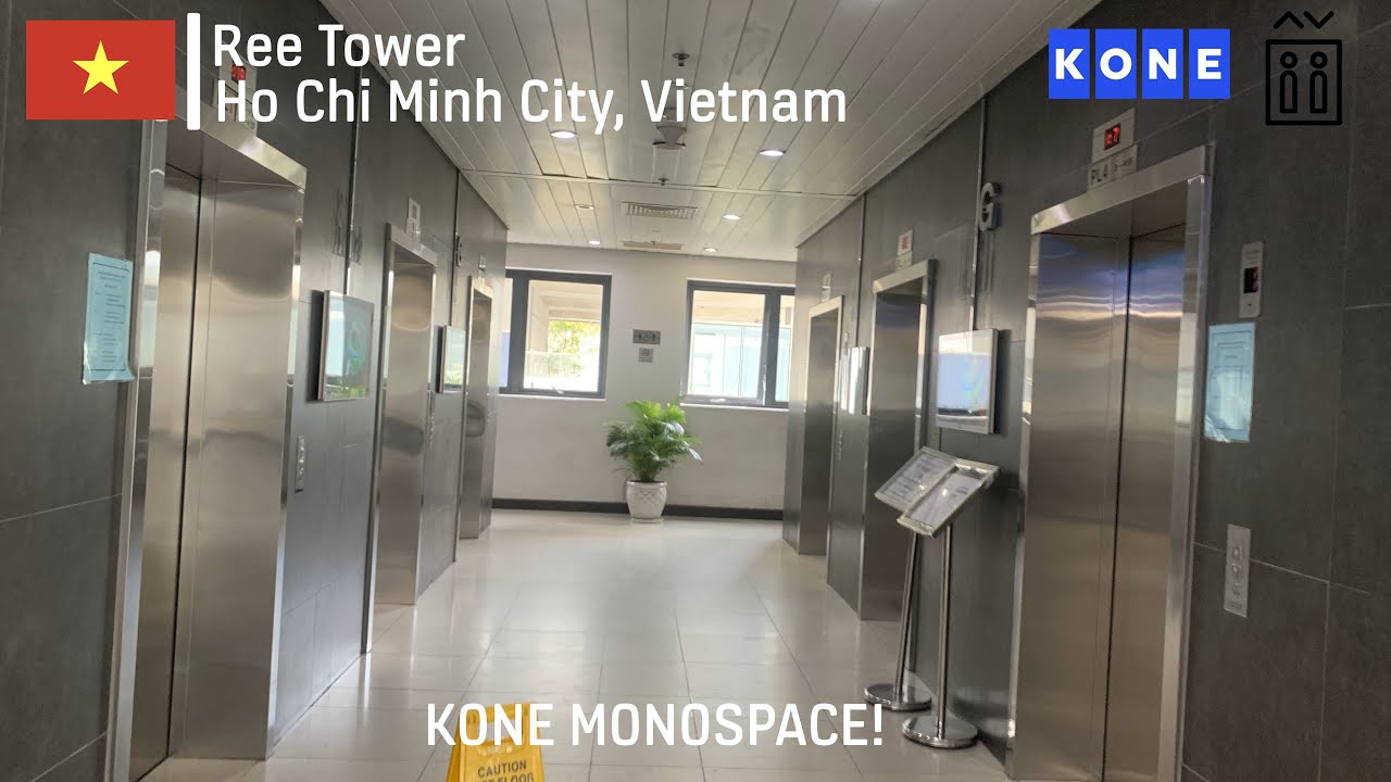 Kone Monospace with KDS 300 Elevators | Ree Tower, HCMC, VN - YouTube