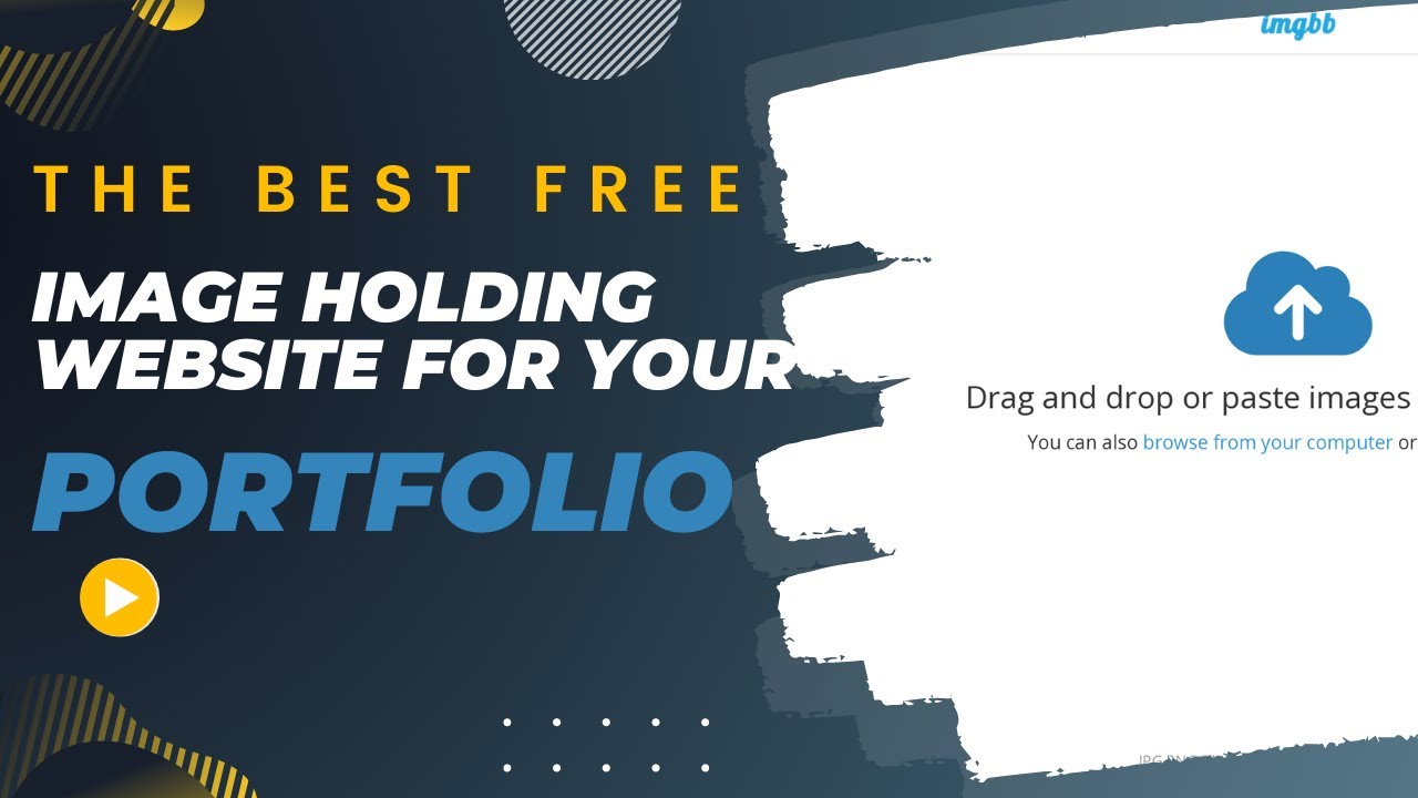 The Best Free Image Holding Website For Your Portfolio - YouTube