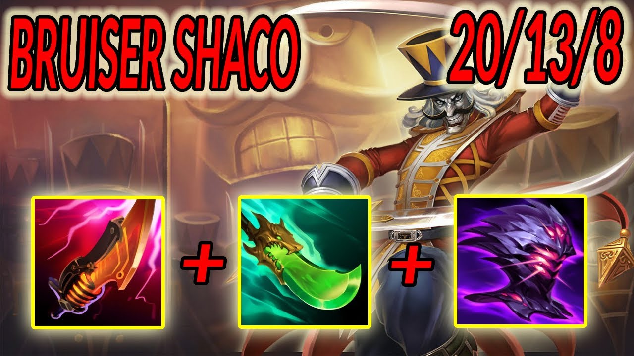 FULL GAMEPLAY BRUISER SHACO S14 - Try this build at home - YouTube