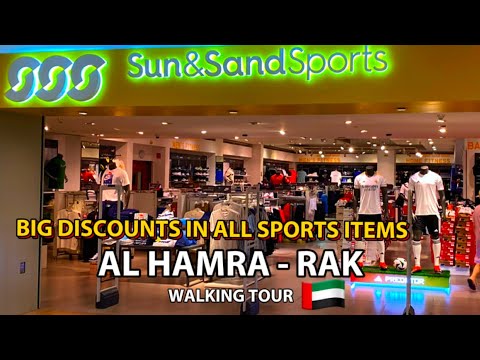 4K Explore AL HAMRA Sun & Sand Sports | Big Discounts | RAK - Walking Tour🇦🇪