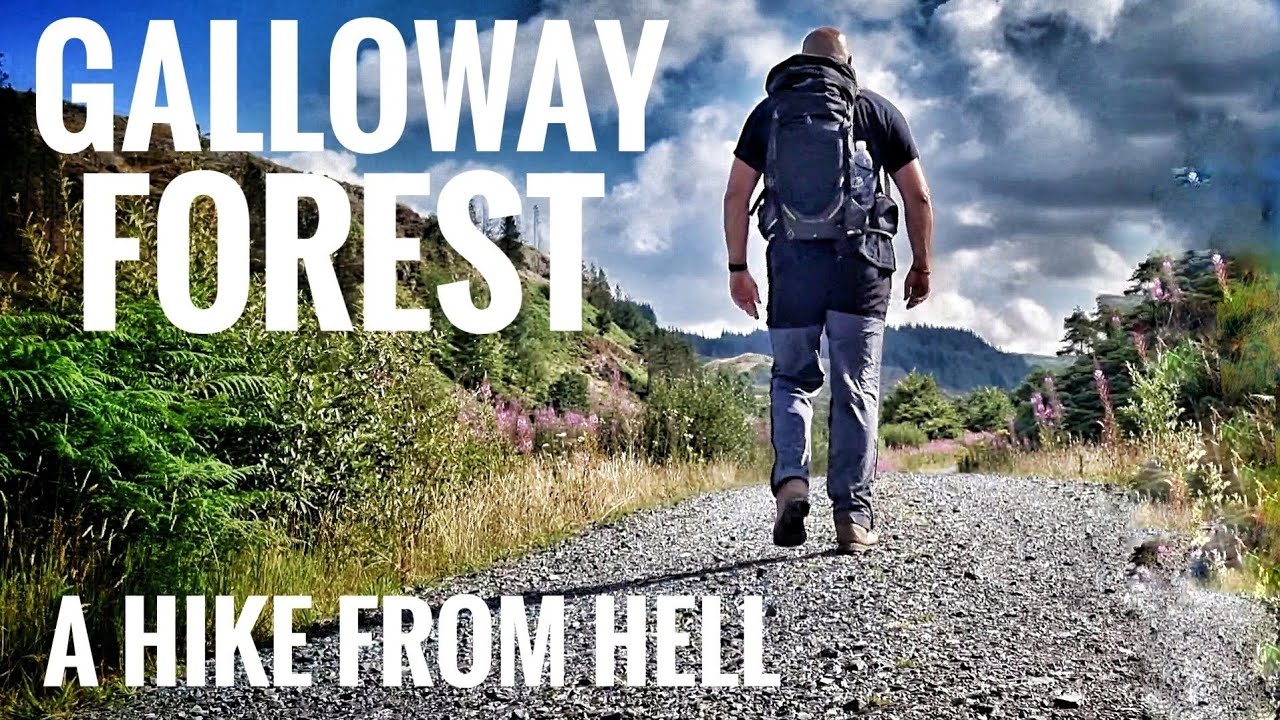 Galloway Forest THE IMPOSSIBLE HIKE / Campervan & Swedish Fire Torch ...