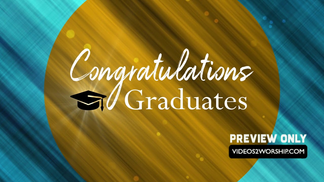 Congratulations Graduates Text Motion Background - YouTube