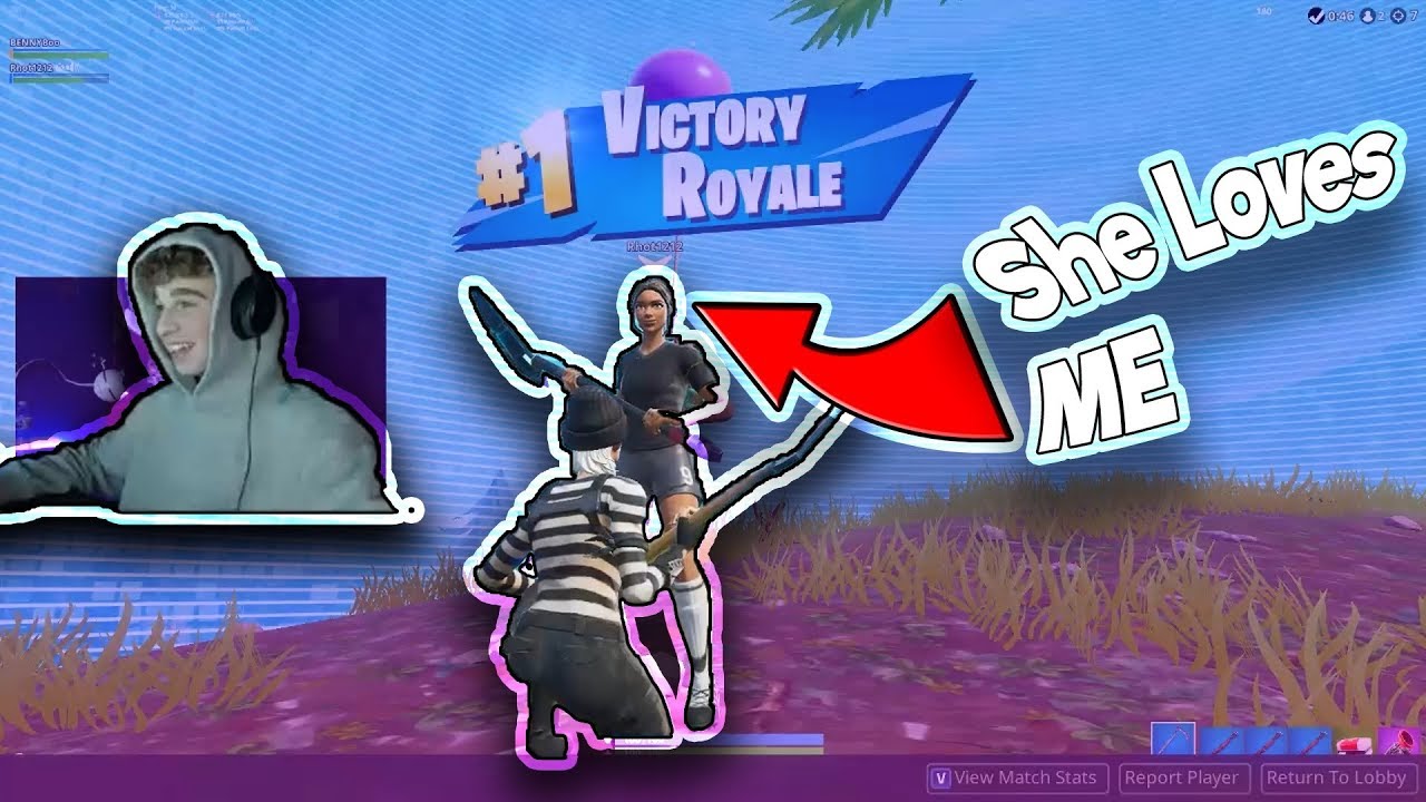 I Got A Girlfriend On Fortnite Youtube
