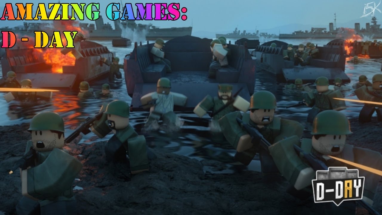 A ROBLOX GAME THAT PORTRAYS D-DAY REALISTICALLY | AMAZING GAMES: D DAY ...