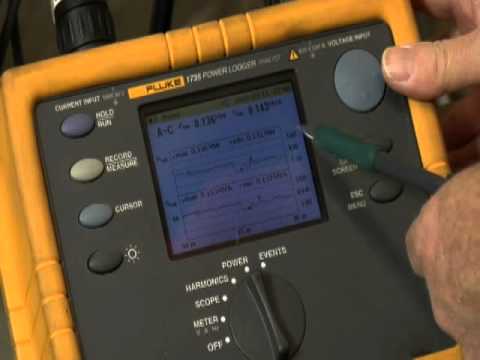 Fluke 1735 Three Phase Power Recorder Logger Power Monitor Power ...