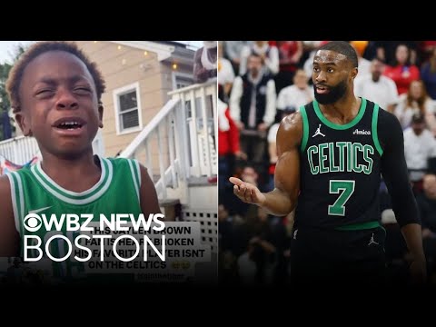 Jaylen Brown responds to crying 6-year-old Celtics fan in viral video