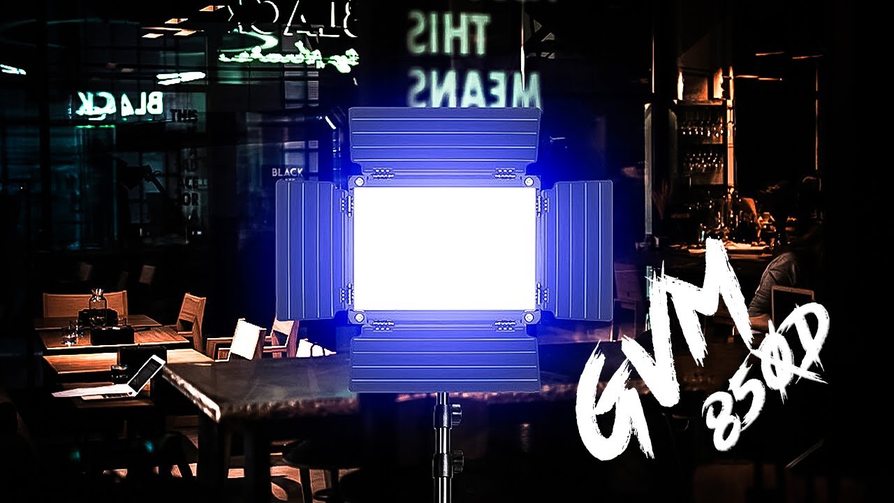 GVM 850D Panneaux LED 3 Kit Atelier COMPLET ! AU POINT ! - YouTube