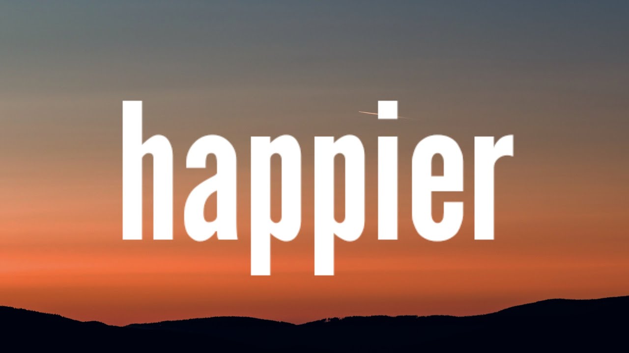 Olivia Rodrigo - happier (Lyrics) - YouTube