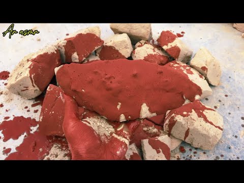HBD@popasmr221 pure mud dirt crumbling with satisfying pure red liquid ...